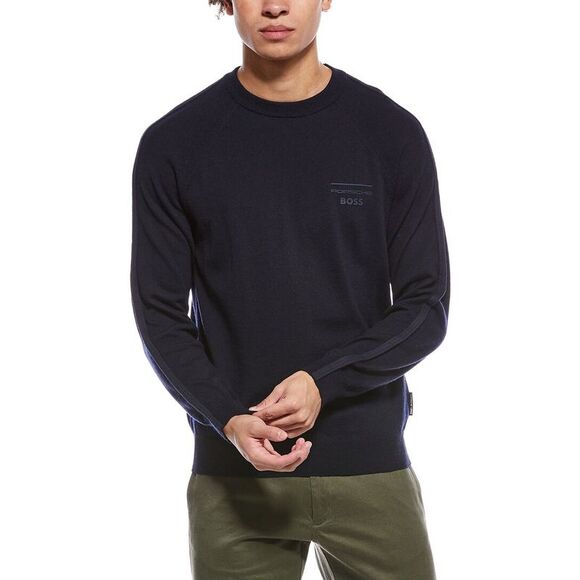 Hugo Boss | Sweaters | Hugo Boss Mens X Porsche Balleto Wool Crewneck ...